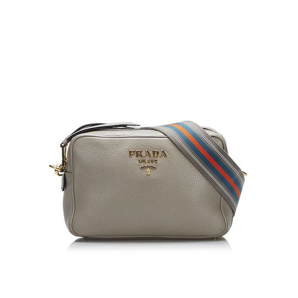 Prada | Bags | Prada Vitello Daino Double Zip Camera Bag Women ...
